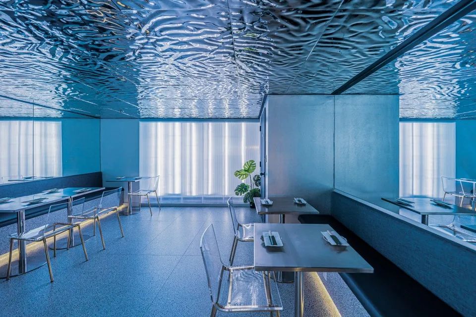 用“光门”塑造沉浸式空间，纽约Dumpling Lab创意中餐厅-数艺网