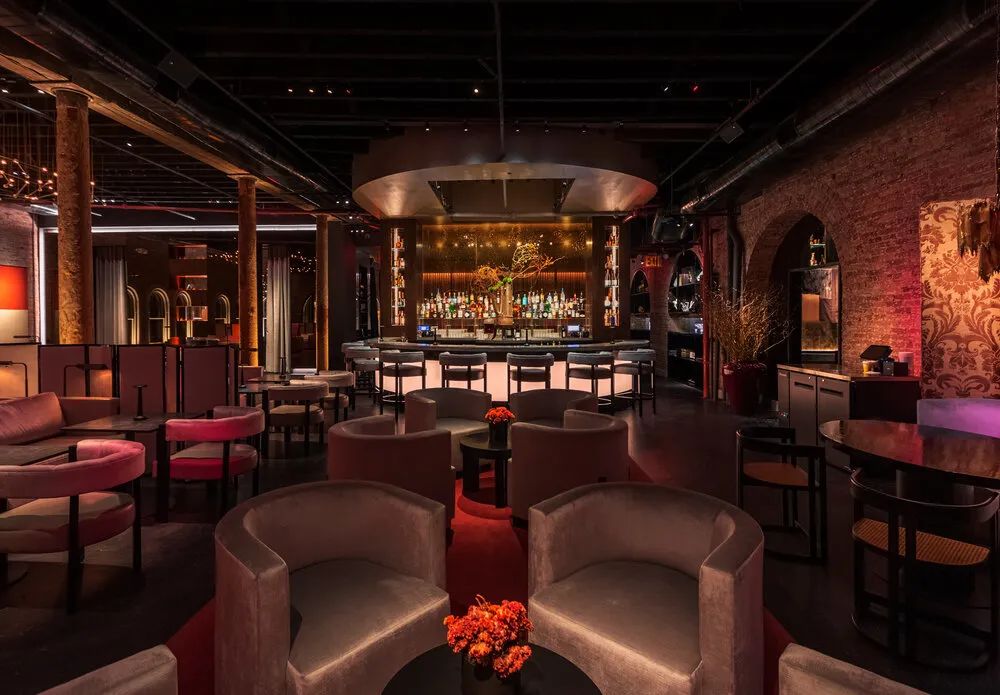 纽约高端社交俱乐部Zero Bond照明设计-数艺网