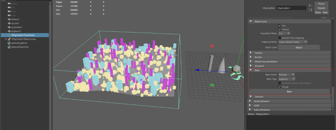 MAYA | VRay Scatter 散布基础-数艺网